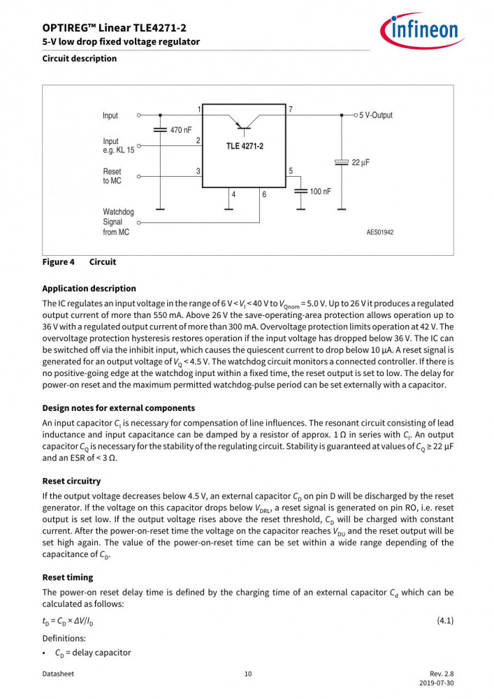 TLE42712GATMA1 datasheet page 10