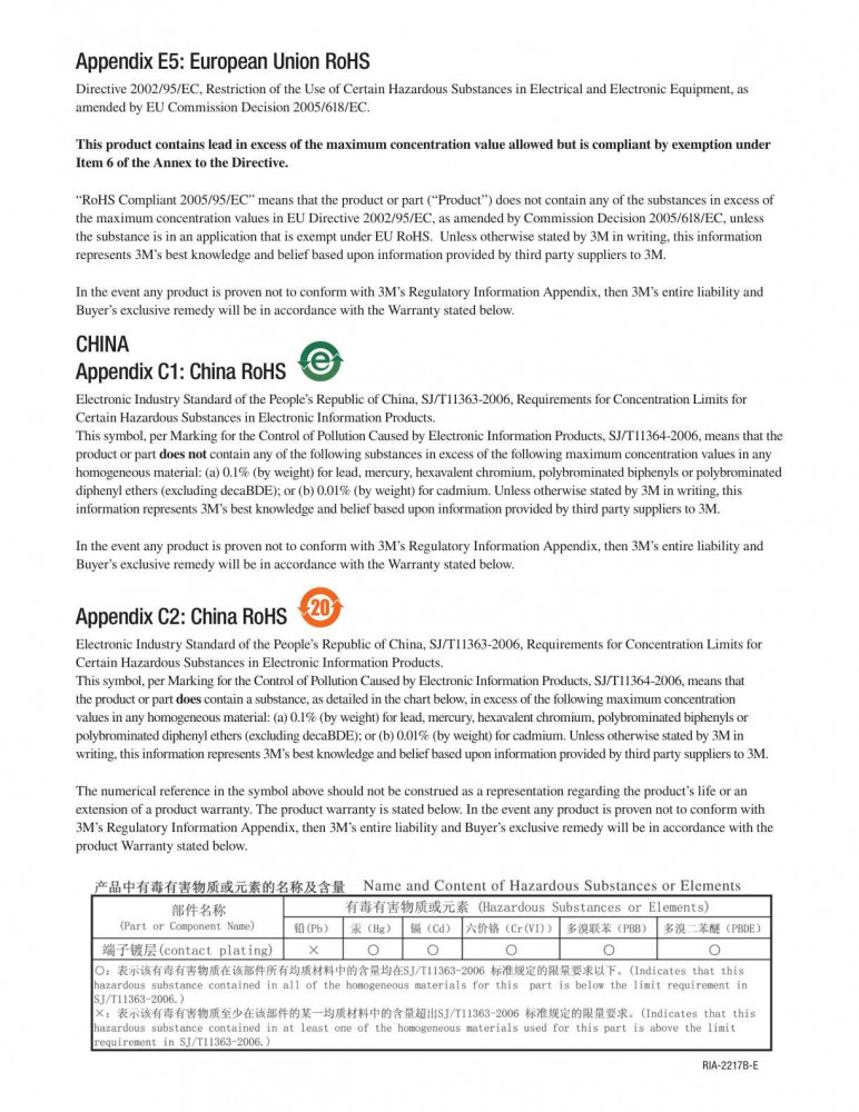 3M SDR cable assembly technical document page 5
