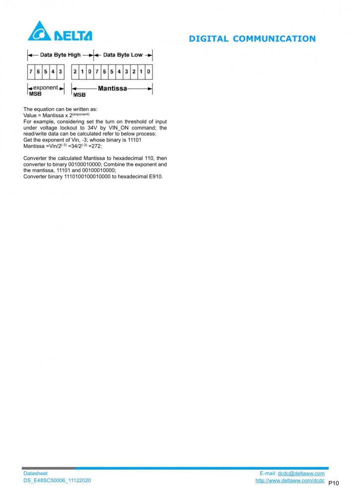 E48SC50006NRDH datasheet page 10