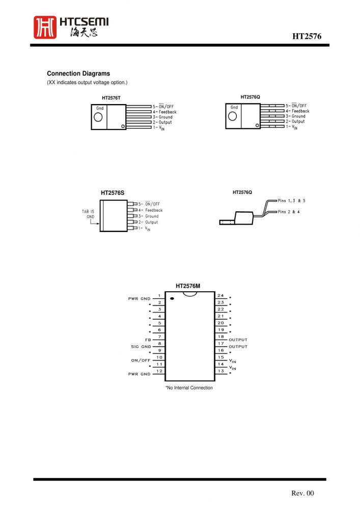 HT2576T-12 datasheet page 3