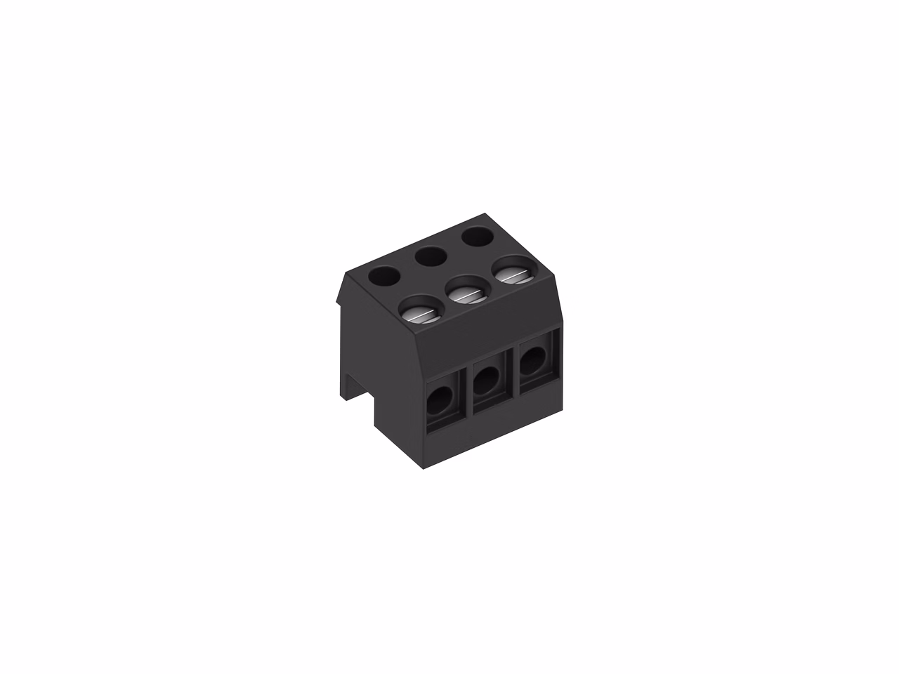 5.00mm Pitch Eurostyle Vertical PCB Pin Header, Breakable, 3 Circuits