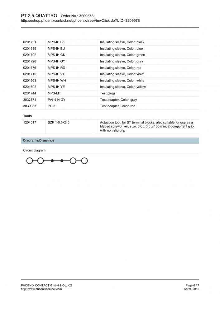 PT 2,5-QUATTRO technical document page 6