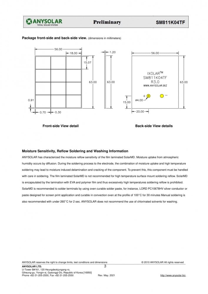 SM811K04TF technical document page 3