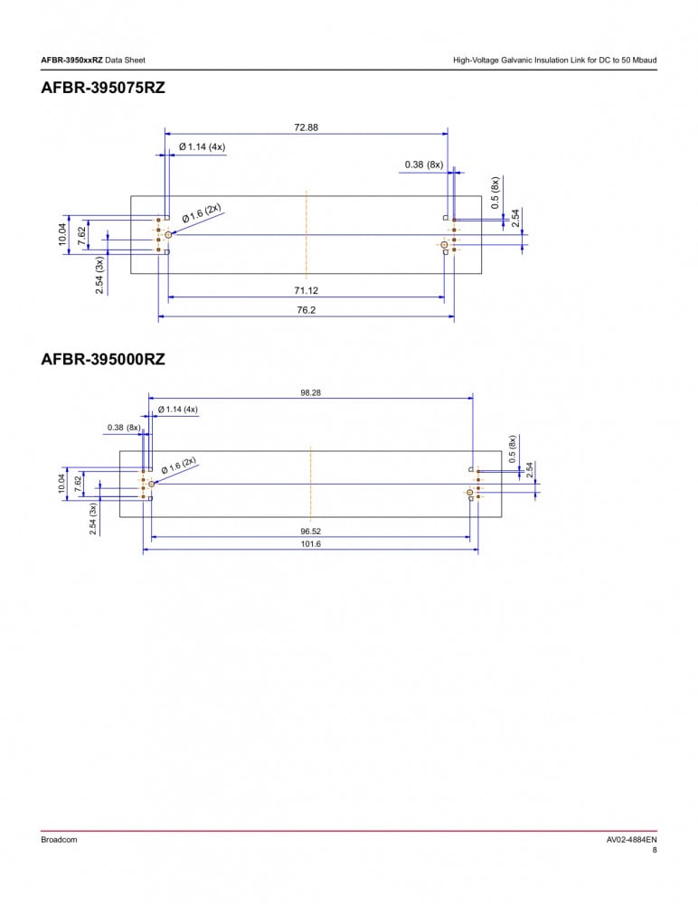 AFBR-395025RZ datasheet page 8
