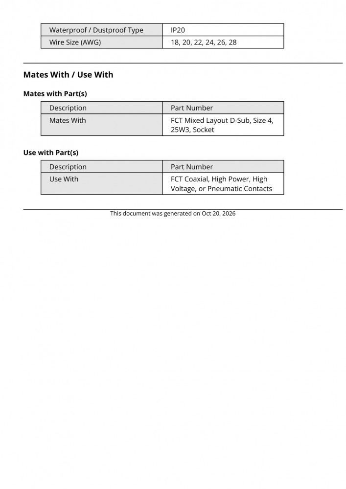MOLEX 1731070176 product document preview, page 3