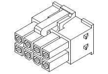 4.20mm Wire-to-Wire TPA Connector for Female Housing, 10 Circuits, UL94V-0, Ivory for sale