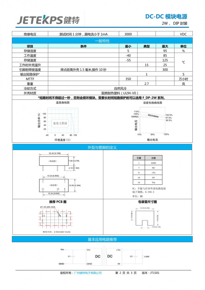 F2415D-2W datasheet page 2