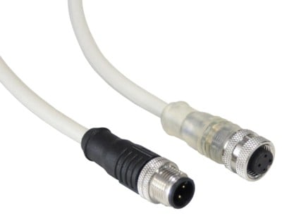 Bulgin PXPPNP12FBF04AFI006PUR Circular Cable Assembly