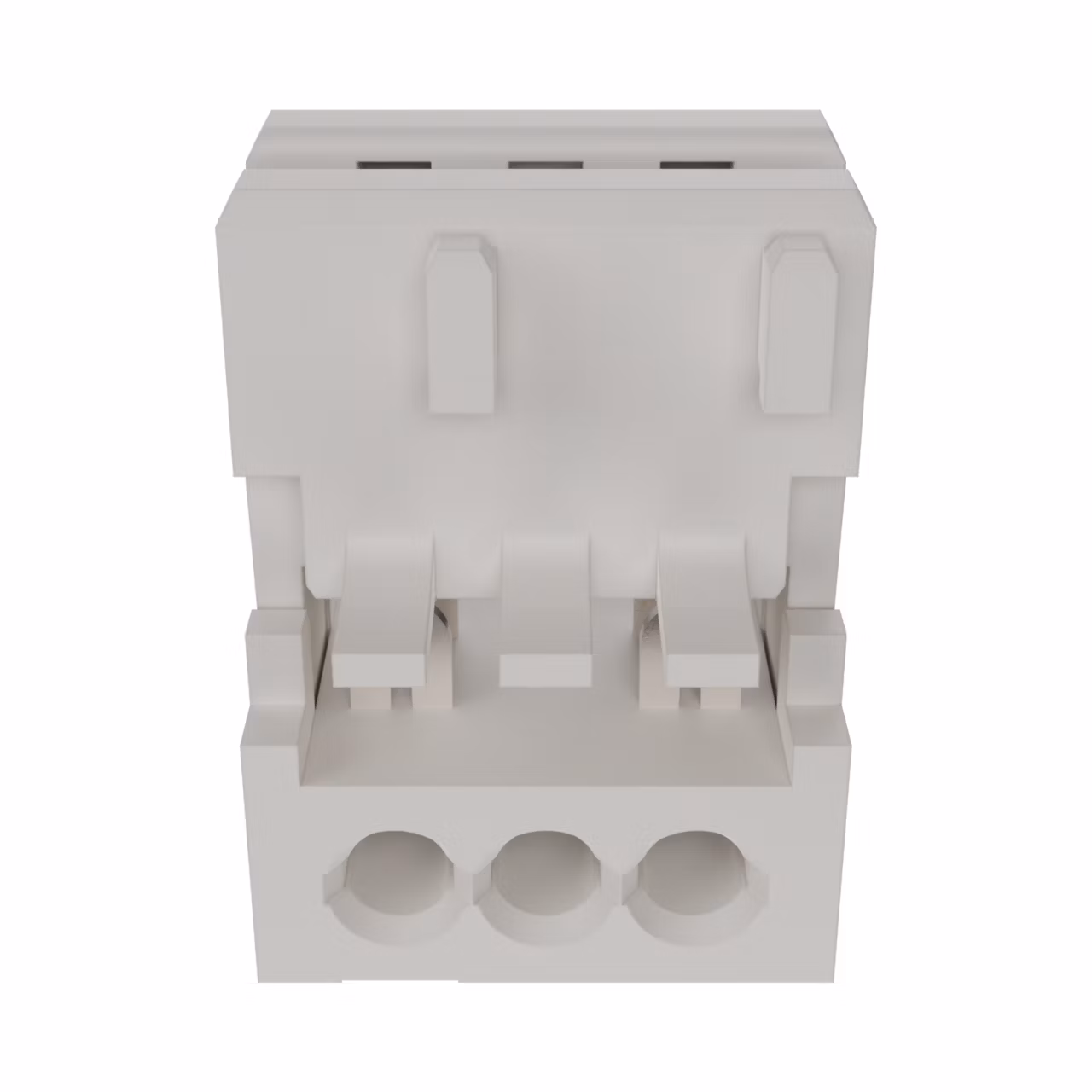 Appli-Mate RAST 2.5 IDT Connector, 5.00mm Pitch, Direct/Indirect, Female, Beaded Terminal, 2 Circuits, Position Keys A and C Removed, Open Endwalls, Zeus Housing for sale