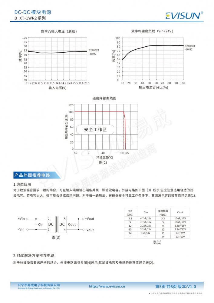 EVISUN B2415XT-1WR2 datasheet page 5