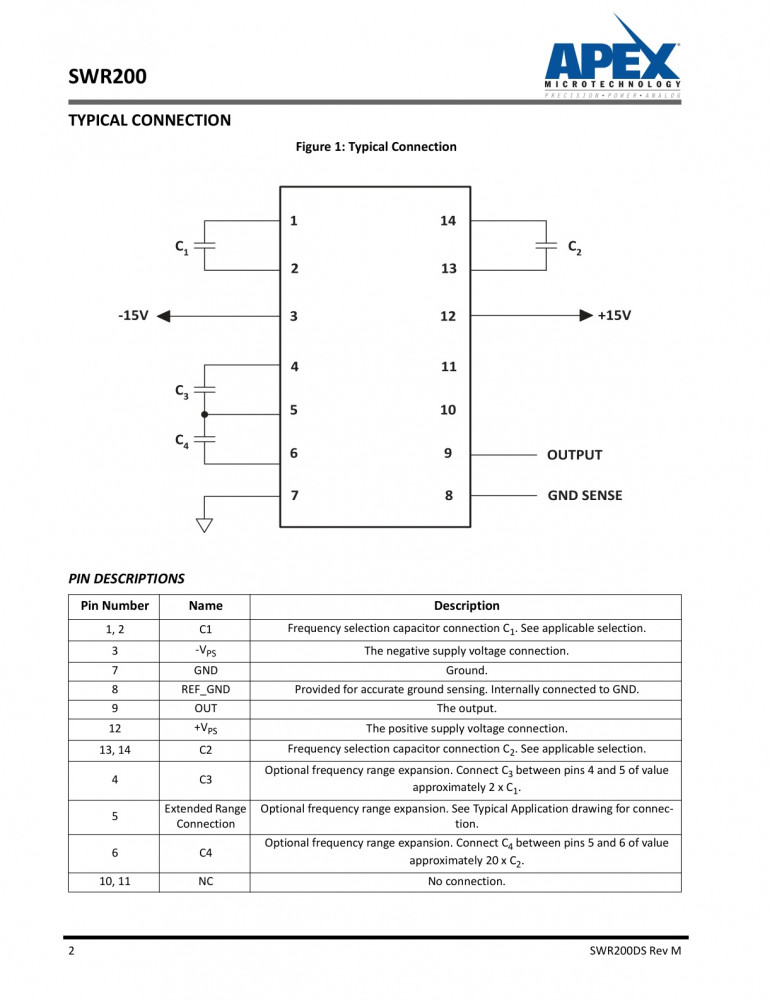 SWR200 datasheet page 2