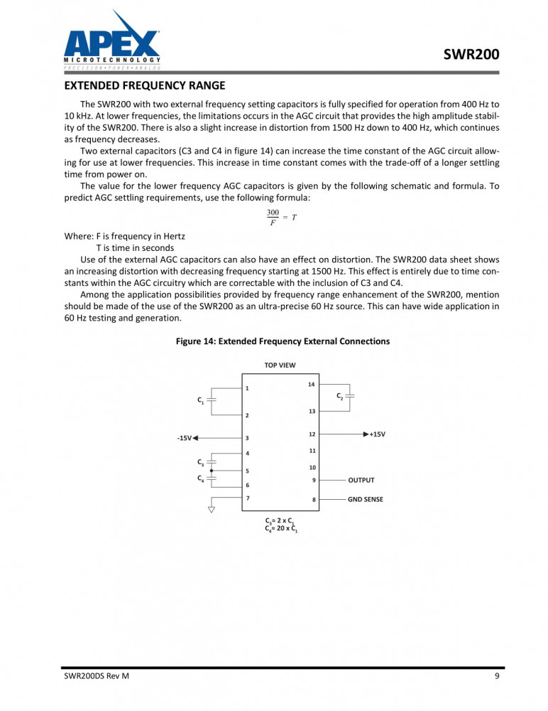 SWR200 datasheet page 9