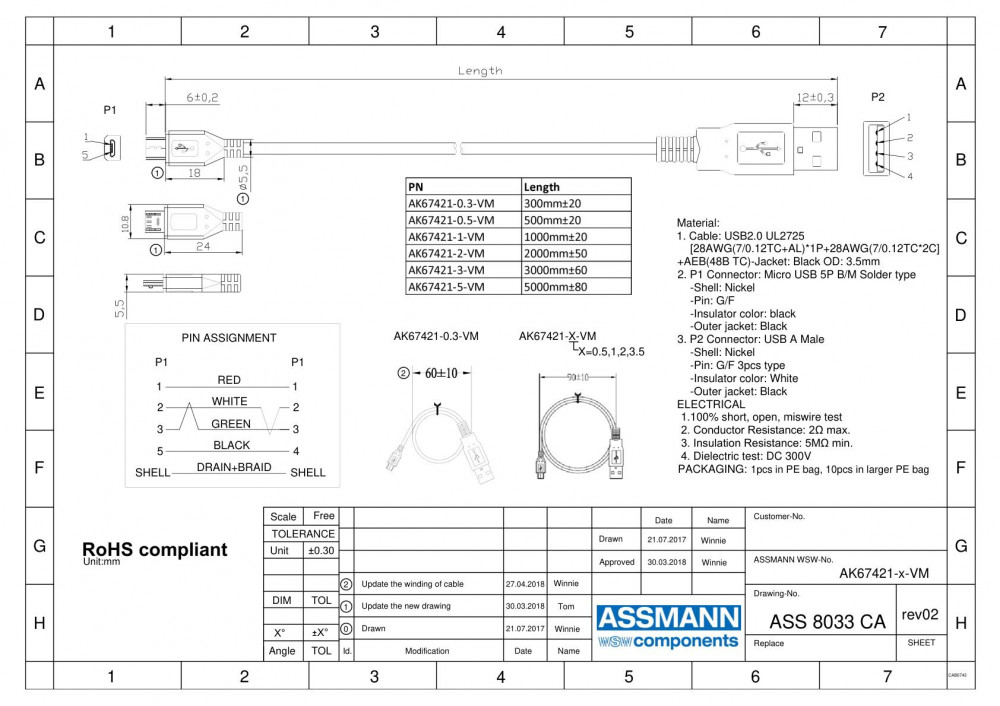 AK67421-1-VM technical drawing preview