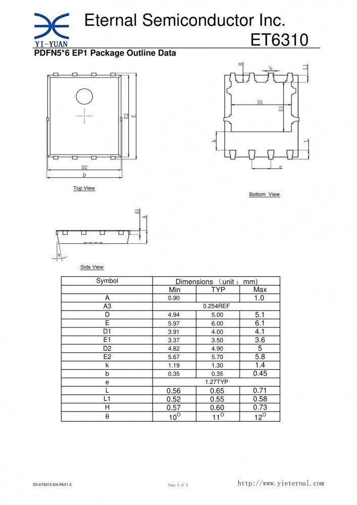 ET6310 datasheet page 5
