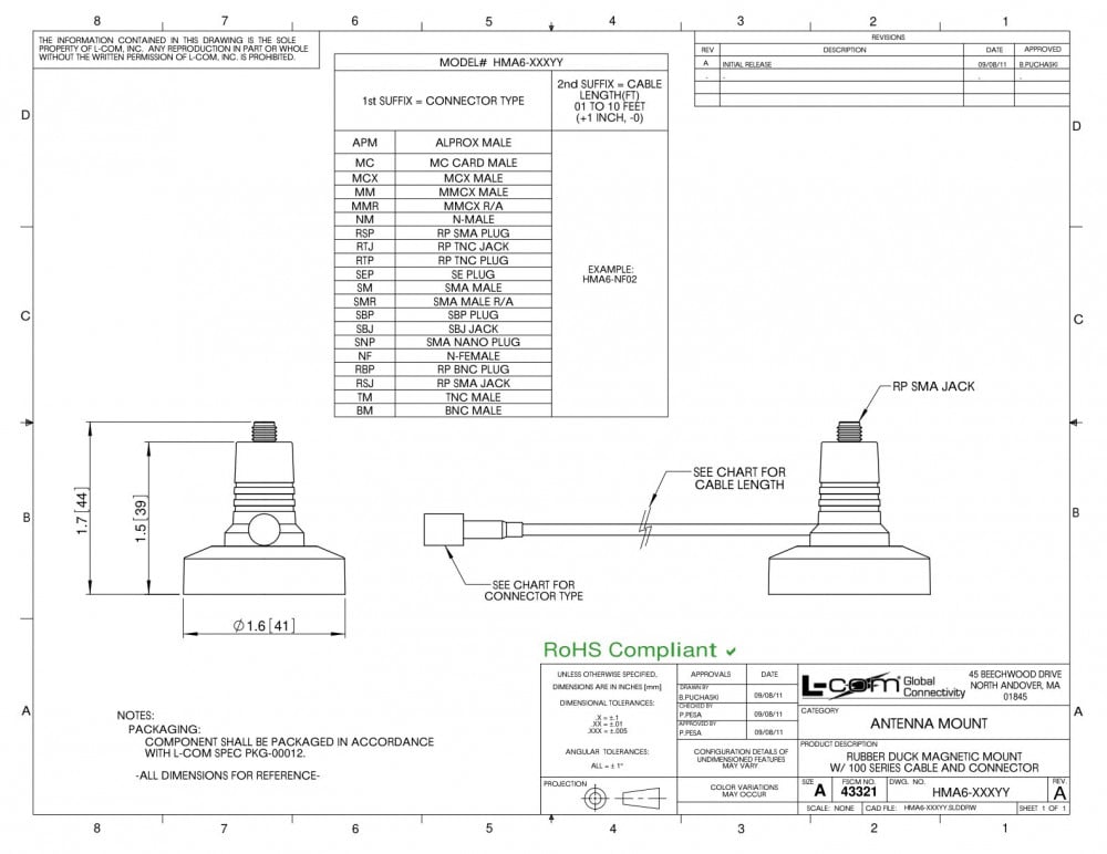 HMA6-RSP10 technical document page