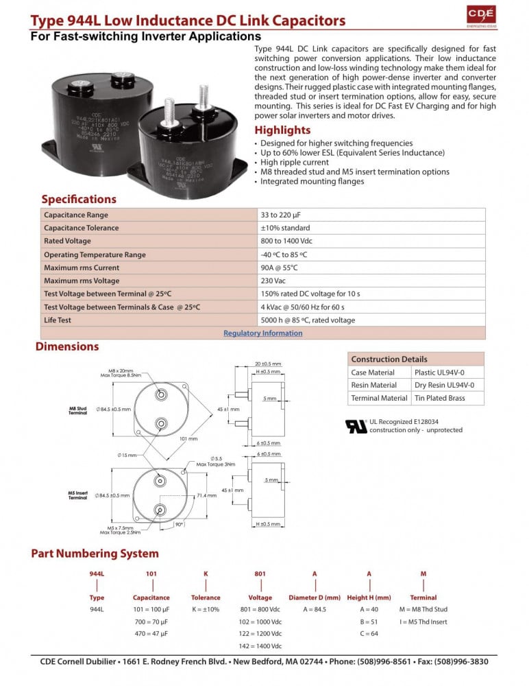 944L datasheet page 1