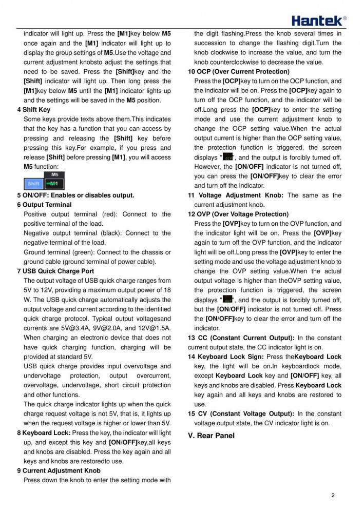 HDP135V6S technical document page 2