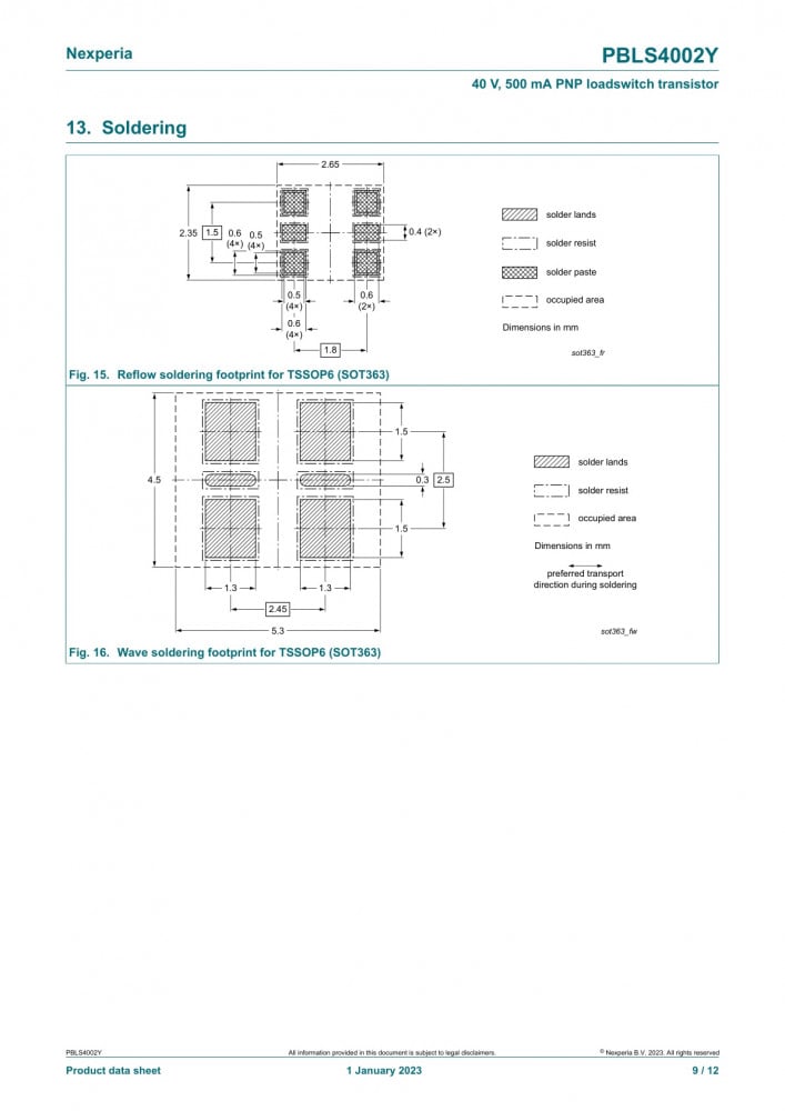 PBLS4002Y datasheet page 9