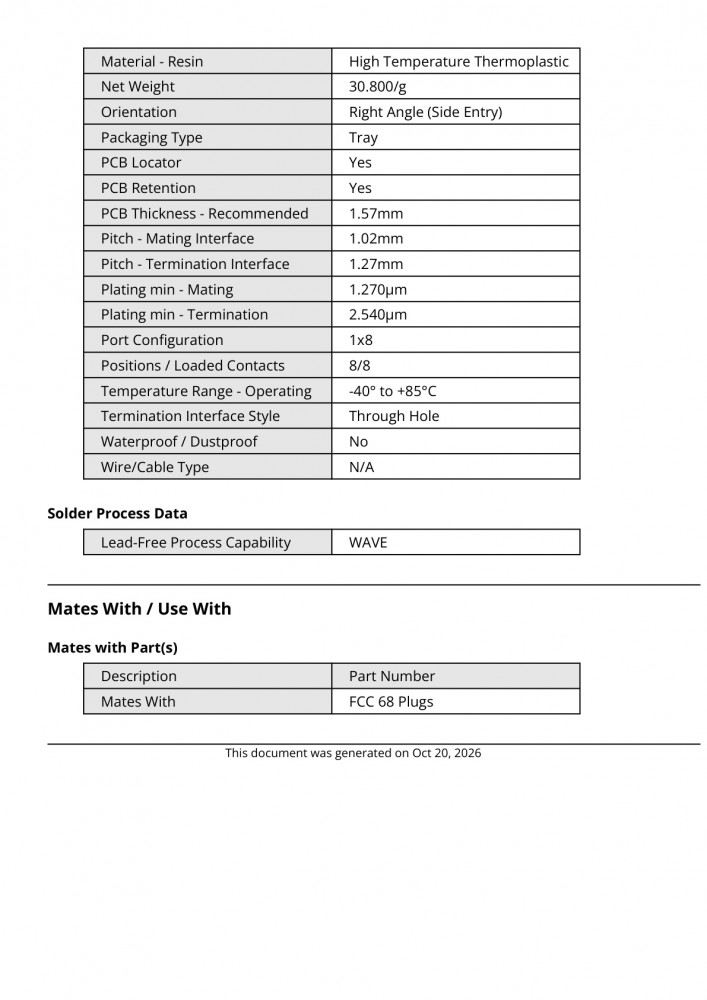 MOLEX 432238185 technical document page 3