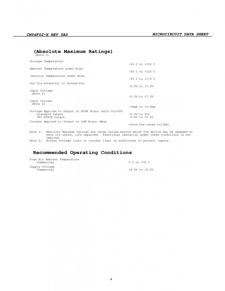 54F02DC technical document page 2