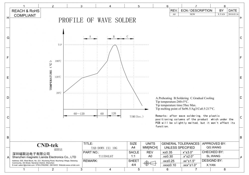 T11594L6T technical drawing sheet 4