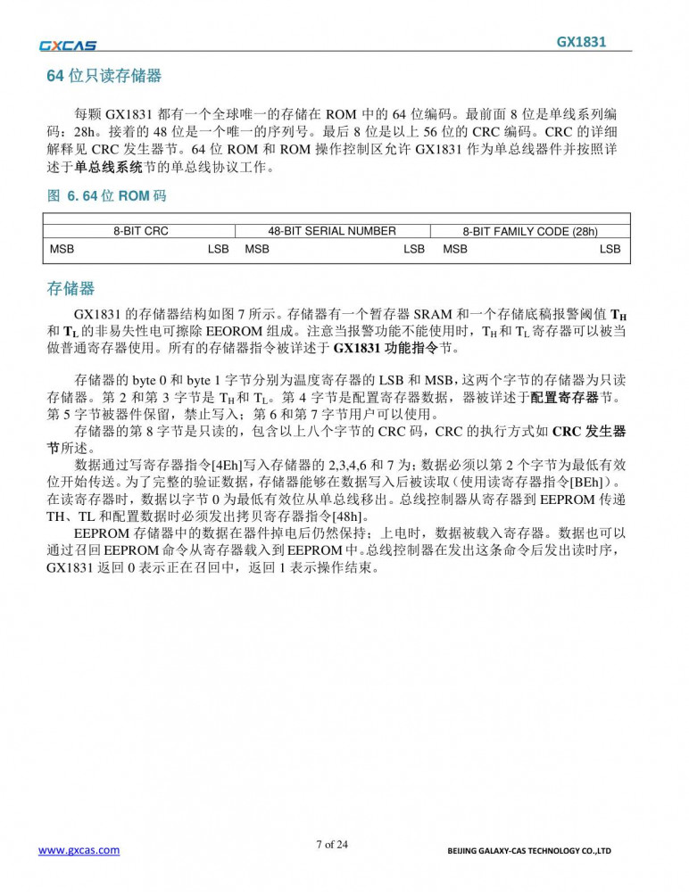 GX1831 datasheet page 7