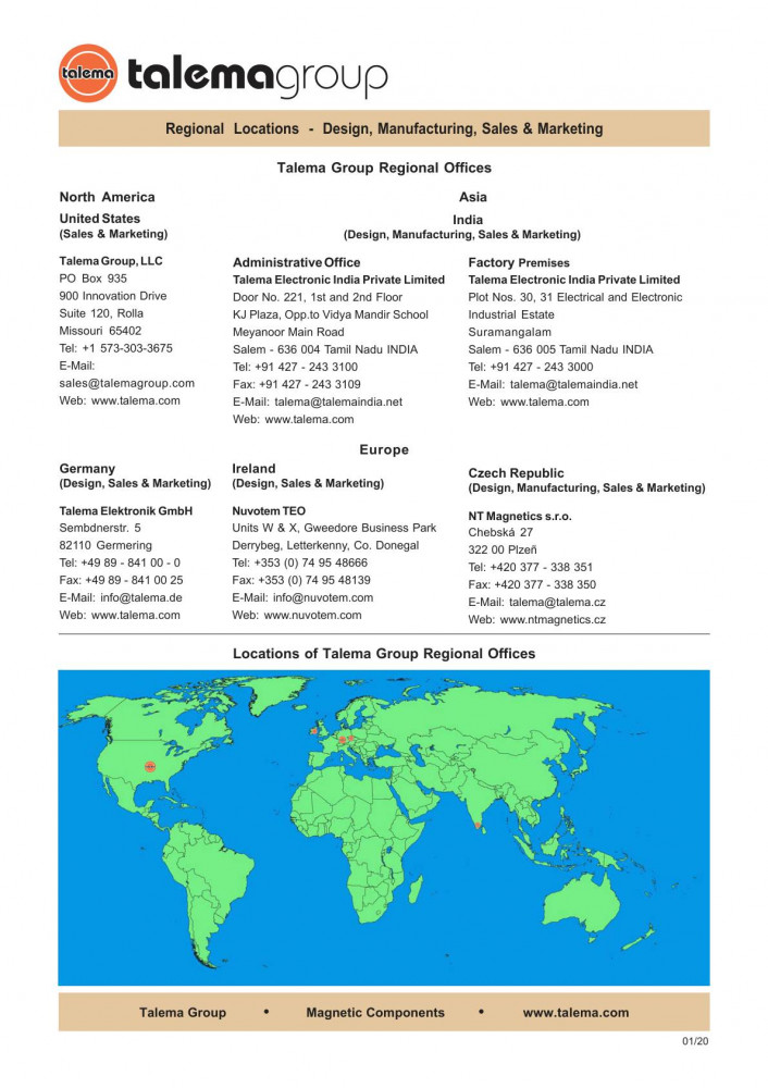 AC Series current transformer datasheet page 2