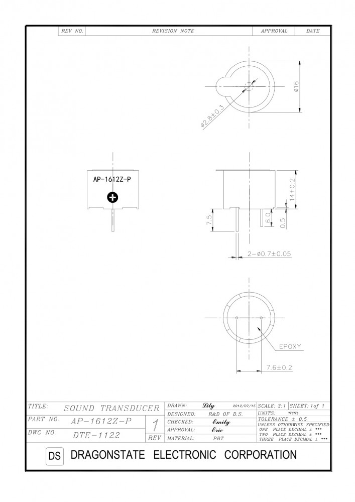 AP-1612Z-P datasheet page 5