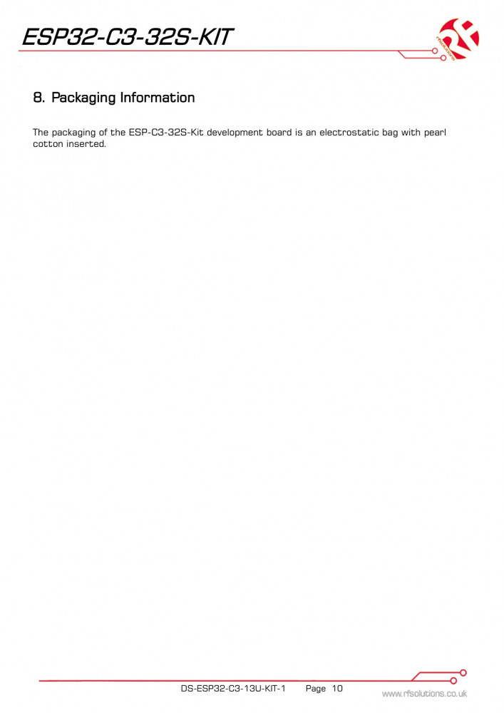 ESP32-C3-32S-KIT technical document page 10