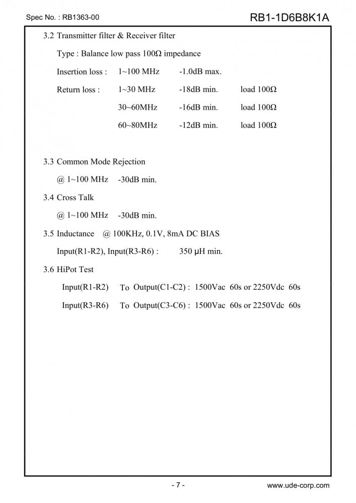 RB1-1D6B8K1A approval sheet page 8