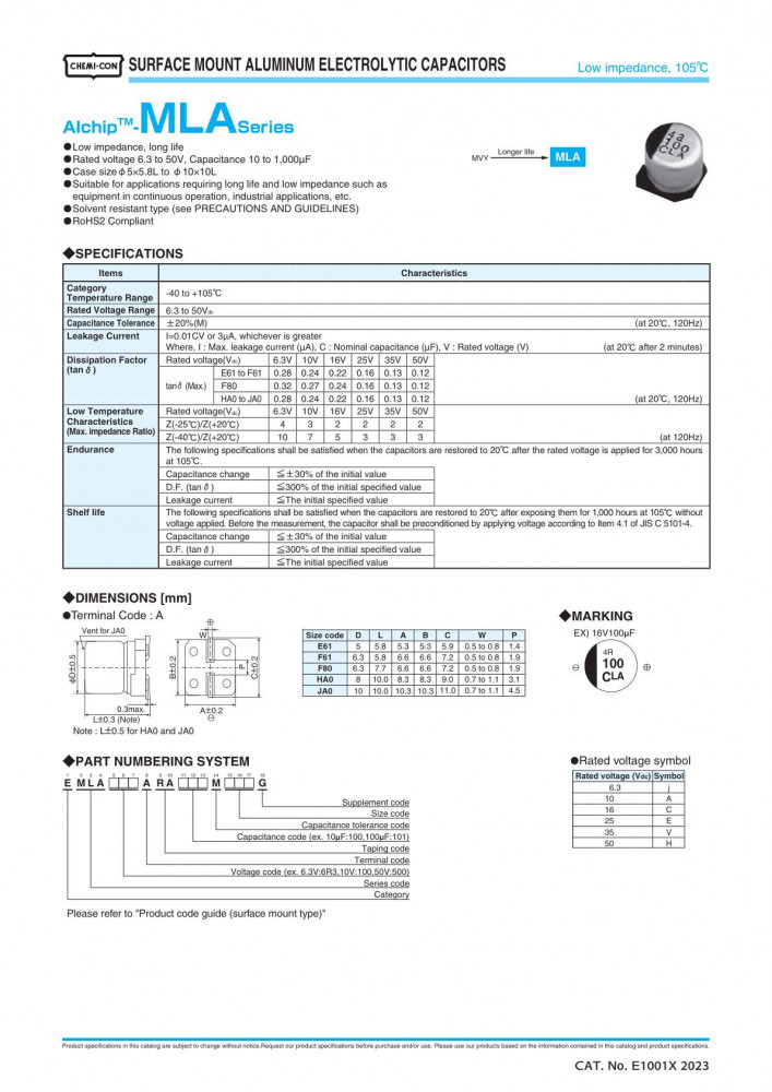 NCC Alchip MLA series technical document page 1