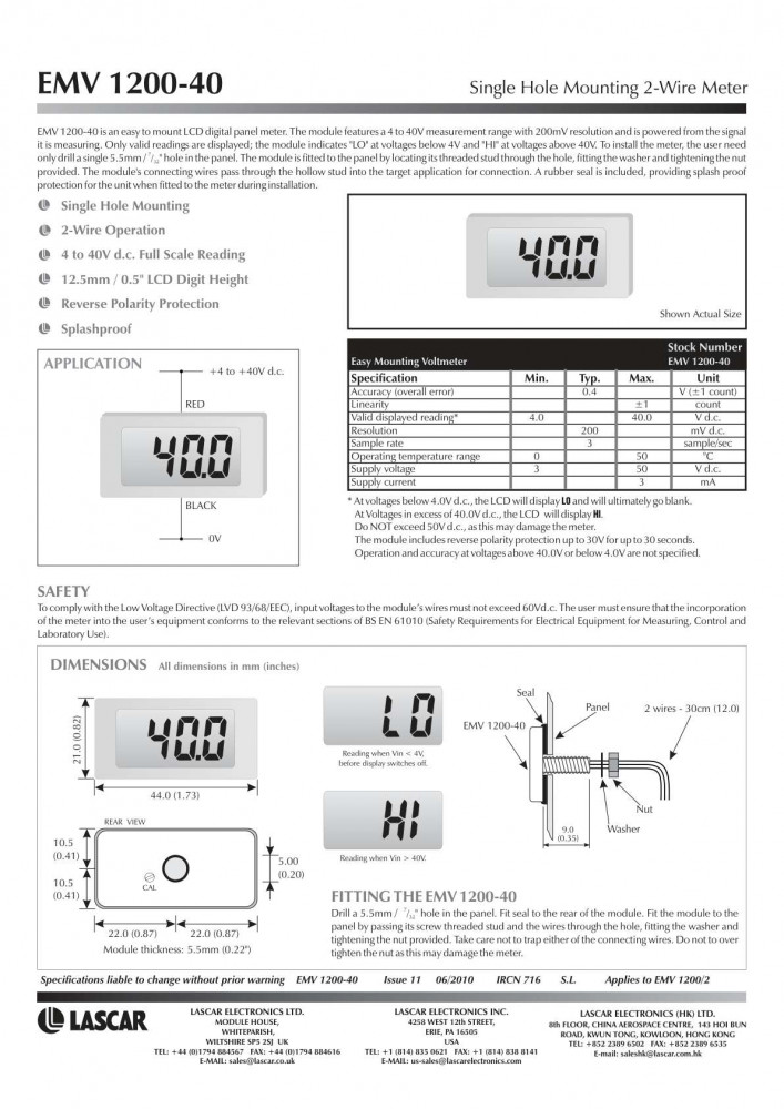 EMV 1200-40 technical documentation page 1