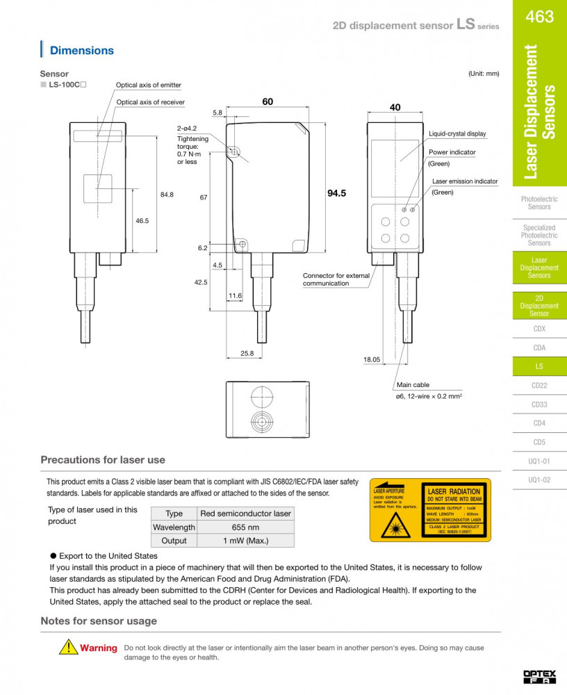 LS Series technical document page 10