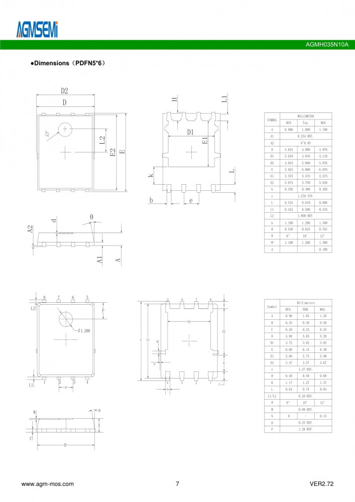 AGMH035N10A datasheet page 7