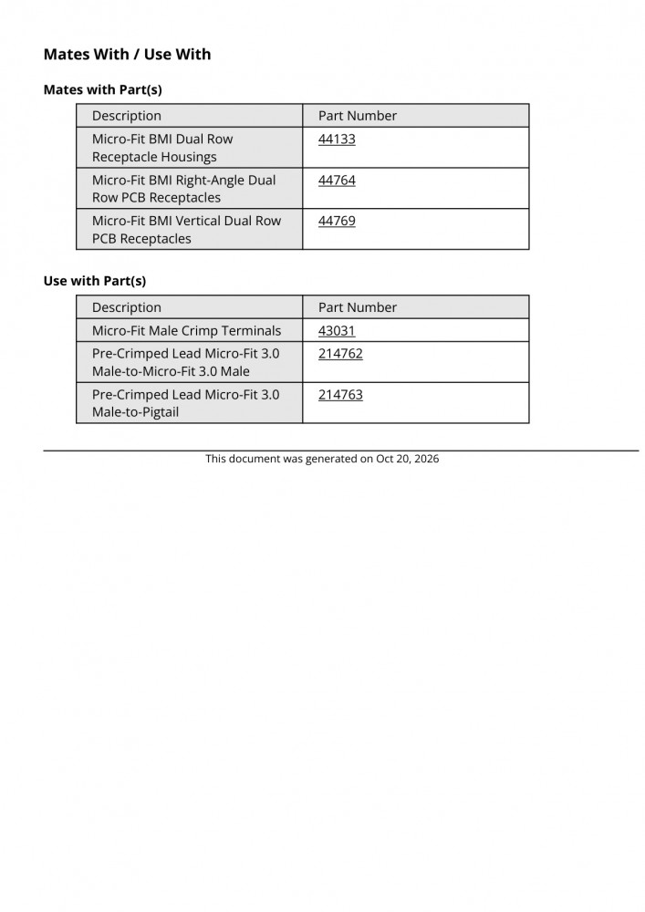 MOLEX 443001031 product document image 3