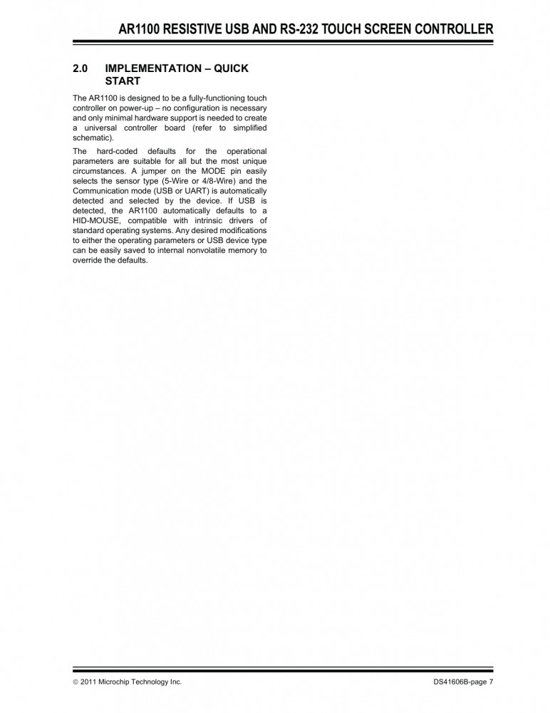 AR1100 datasheet page 7