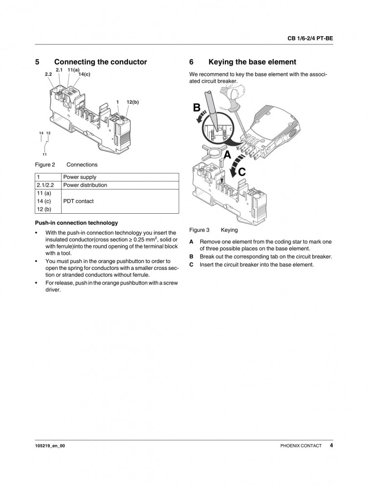 CB 1/6-2/4 PT-BE technical document page 4