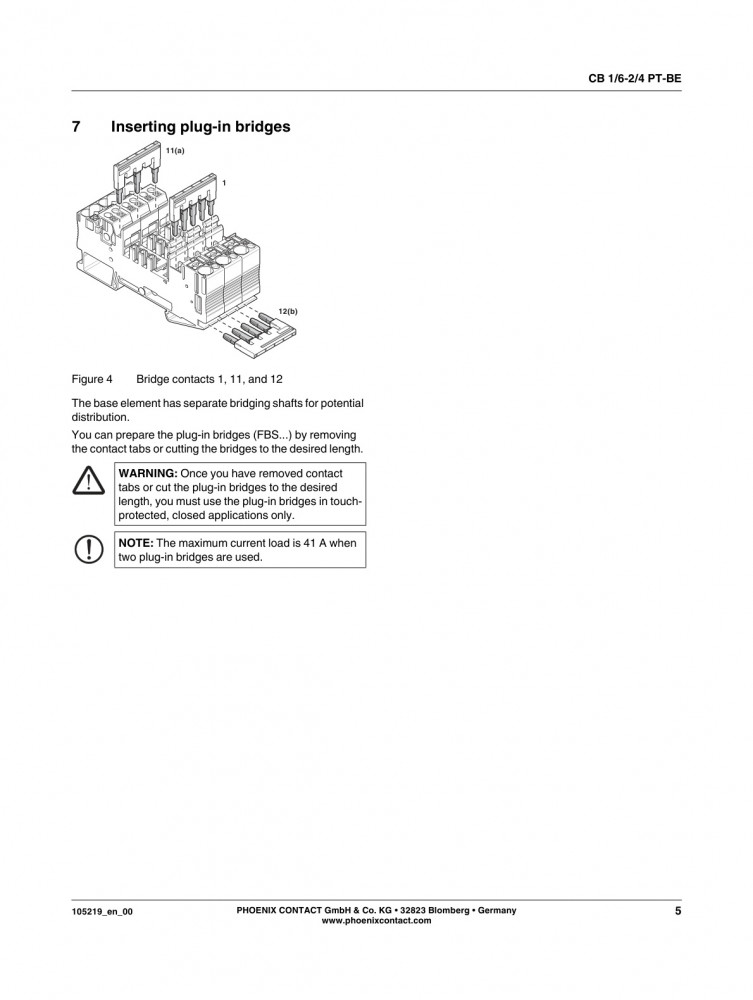 CB 1/6-2/4 PT-BE technical document page 5