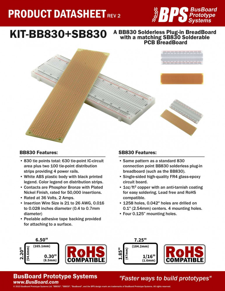 KIT-BB830+SB830 documentation image, page 1
