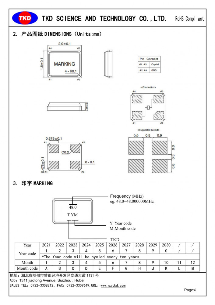 SX20Y048000BC1T004 specification page 6