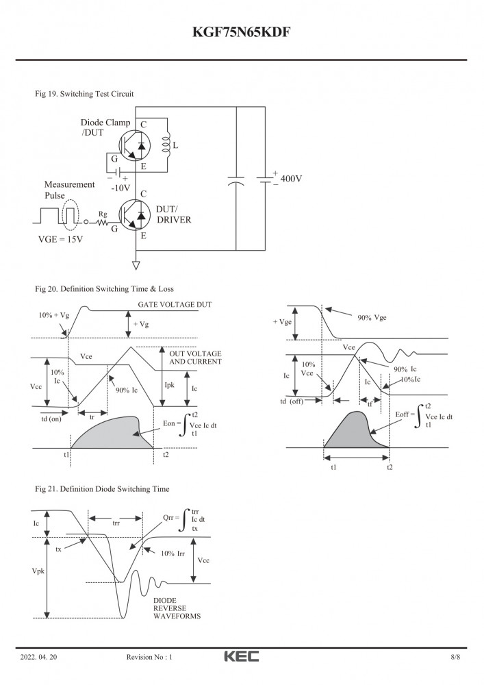 KGF75N65KDF-U/H datasheet page 8