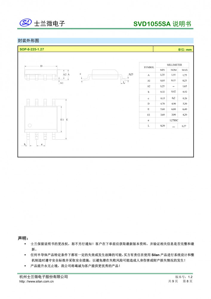 SVD1055SA datasheet page 8