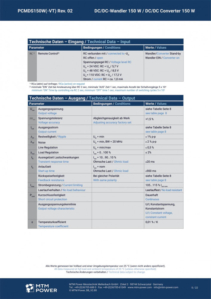 PCMDS150 datasheet page 5