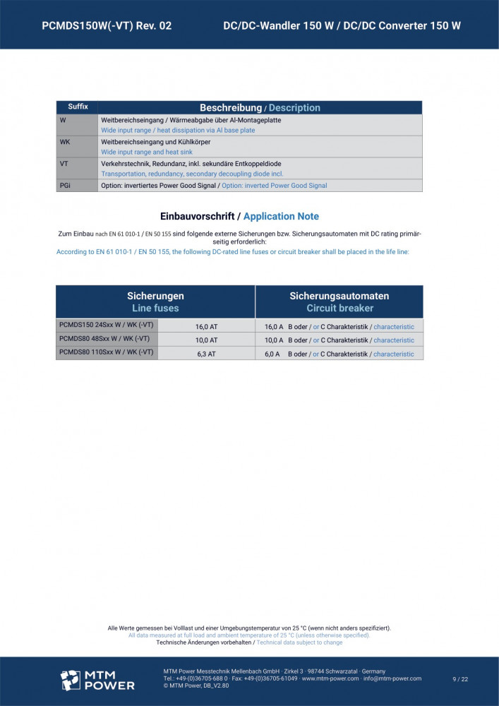 PCMDS150 datasheet page 9