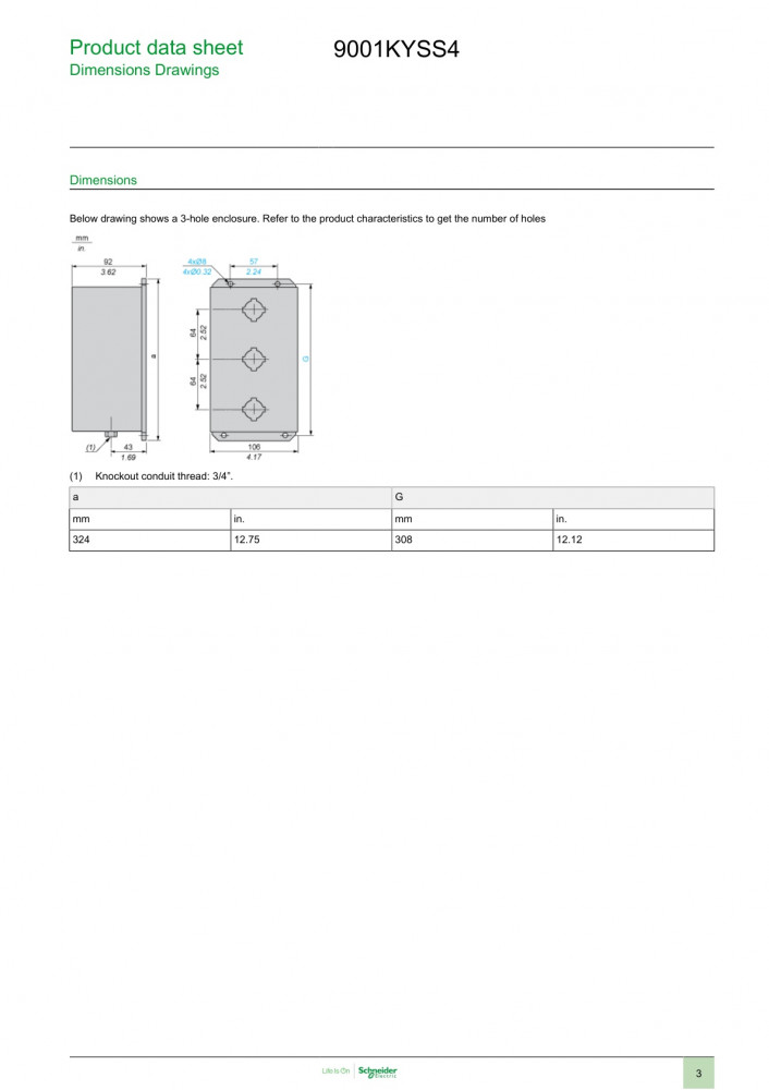 9001KYSS4 technical document page 3