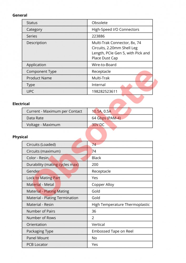 2238862011 product document image, page 2
