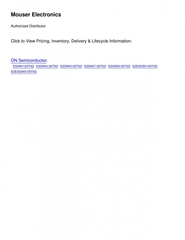 ESD9X3.3ST5G datasheet page 6