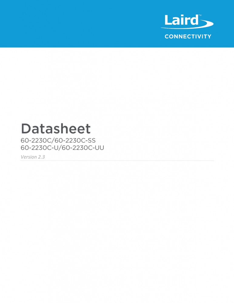 DVK-ST60-2230C datasheet page 1