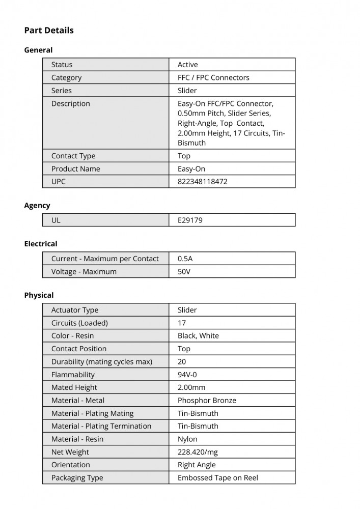 Product document preview, page 2