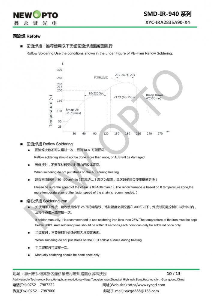 XYC-IRA2835A90-X4 approval document page 10
